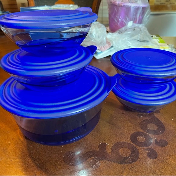 Tupperware | Dining | Tupperware Sheerly Elegant Bowl Set | Poshmark